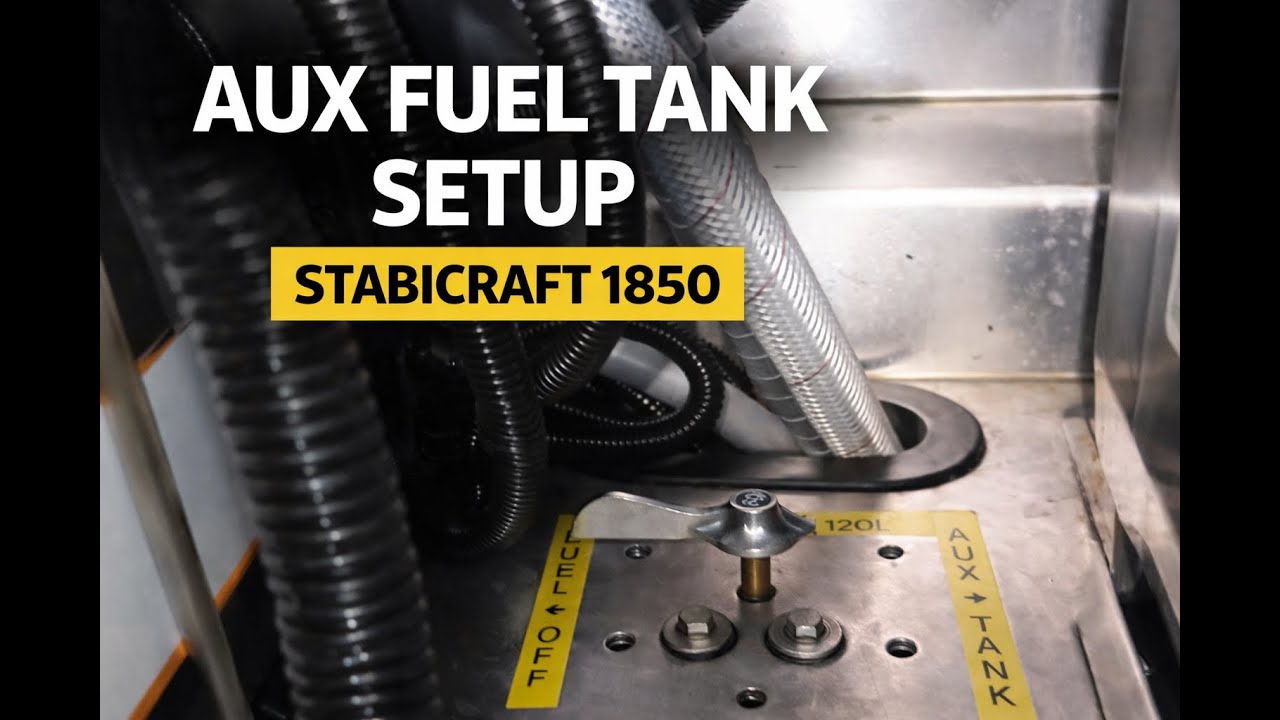 Secondary Fuel Tank Setup on a Stabicraft 1850 | 3-Way Fuel Tap ...