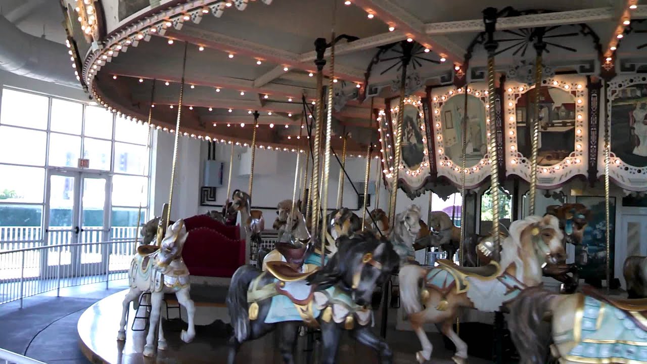 Historic Hampton Antique Carousel from 1910 era - YouTube