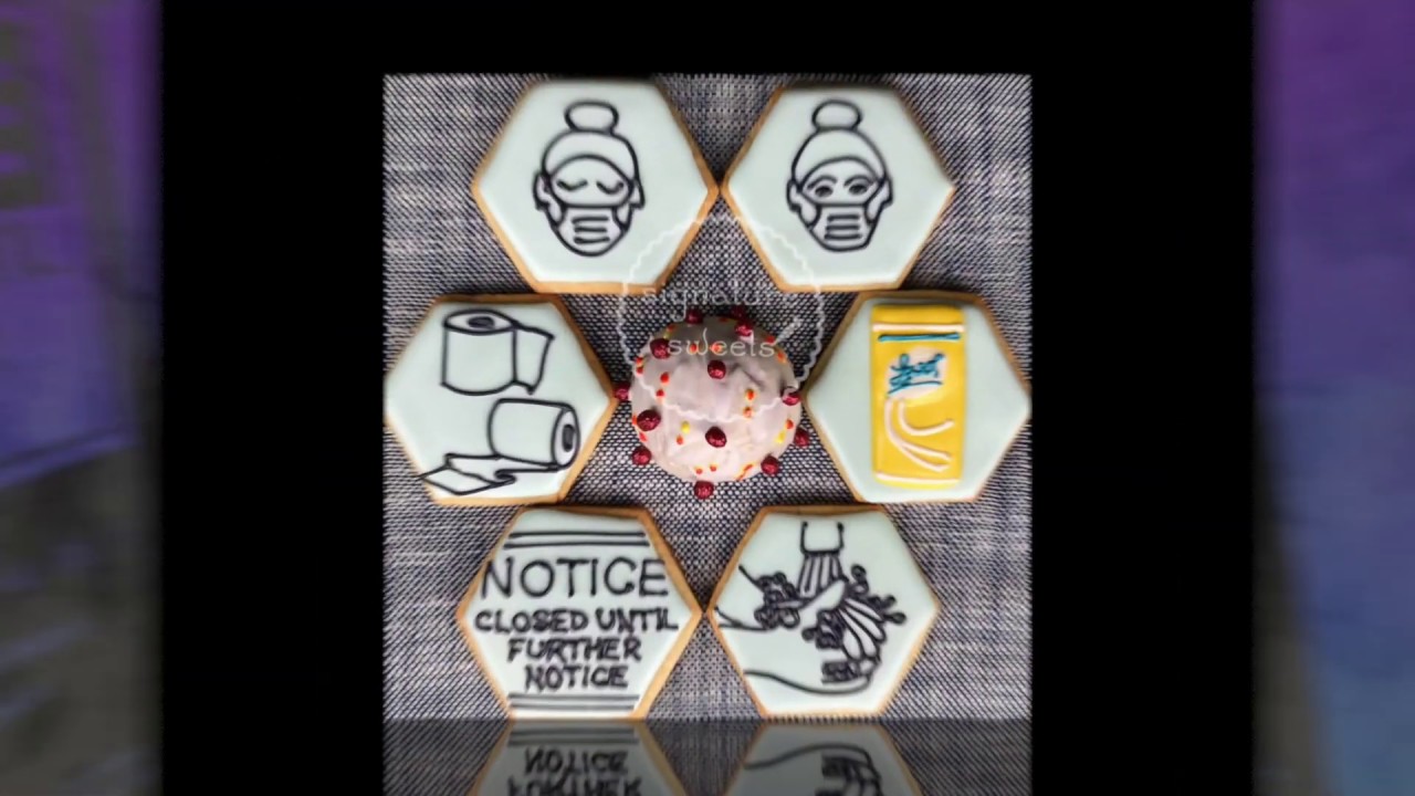 Coronavirus Cookie Tutorial - YouTube