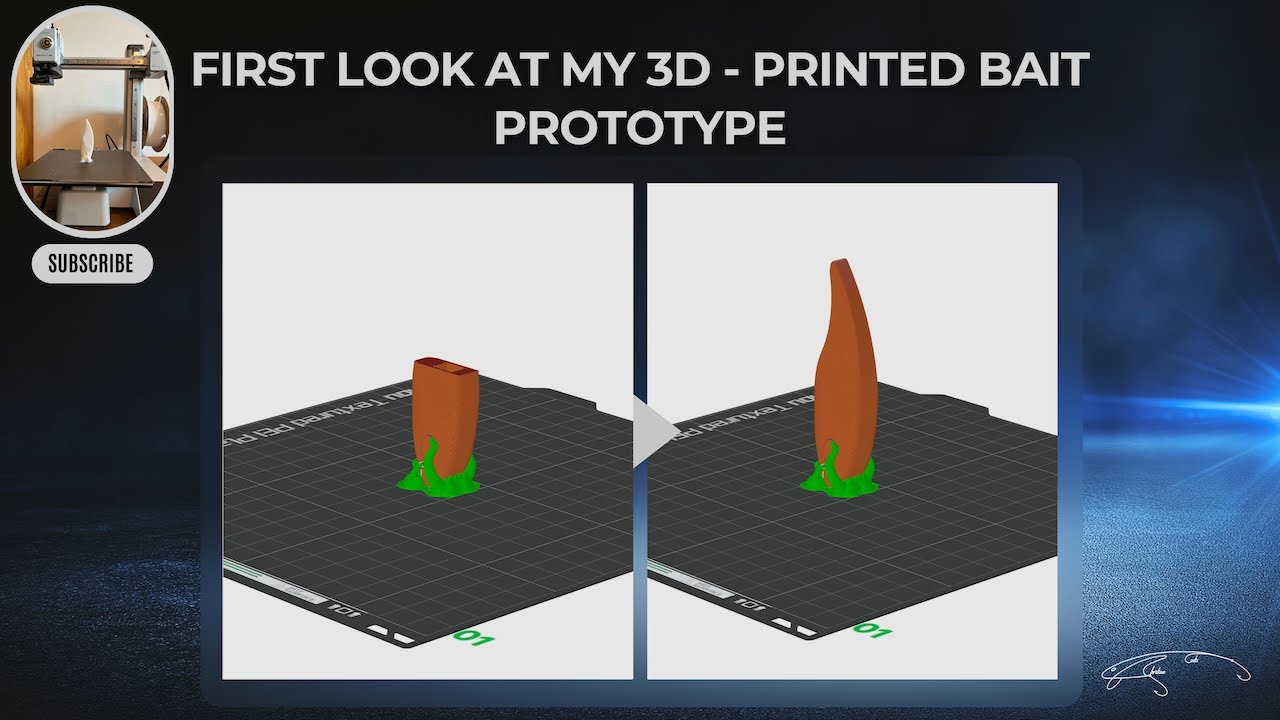 First look at my 3D PRINTED BAIT & all the gear one needs to get ...