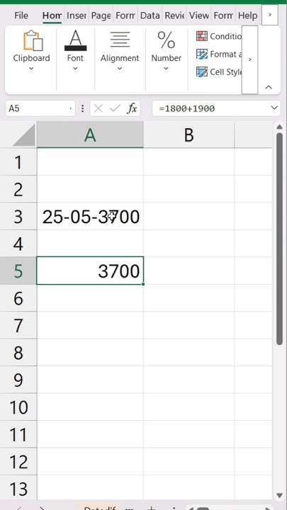 Date function in excel | Excel Tutorial step by step - YouTube