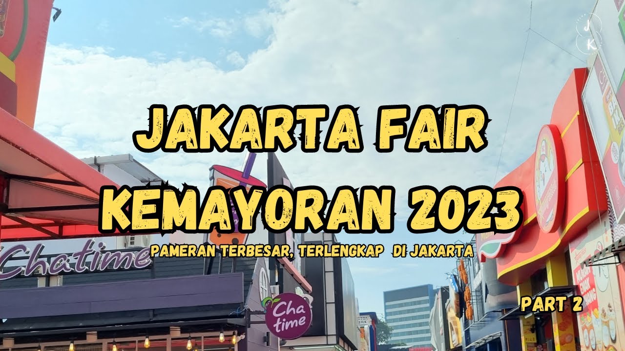 Ada tenant apa aja ya di dalam Hall PRJ? | PRJ (JFK) 2023 Part 2 - YouTube