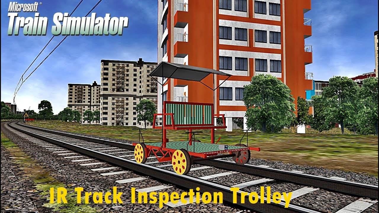 IR Track Inspection Trolley | #MSTS || FHD 1080p - YouTube