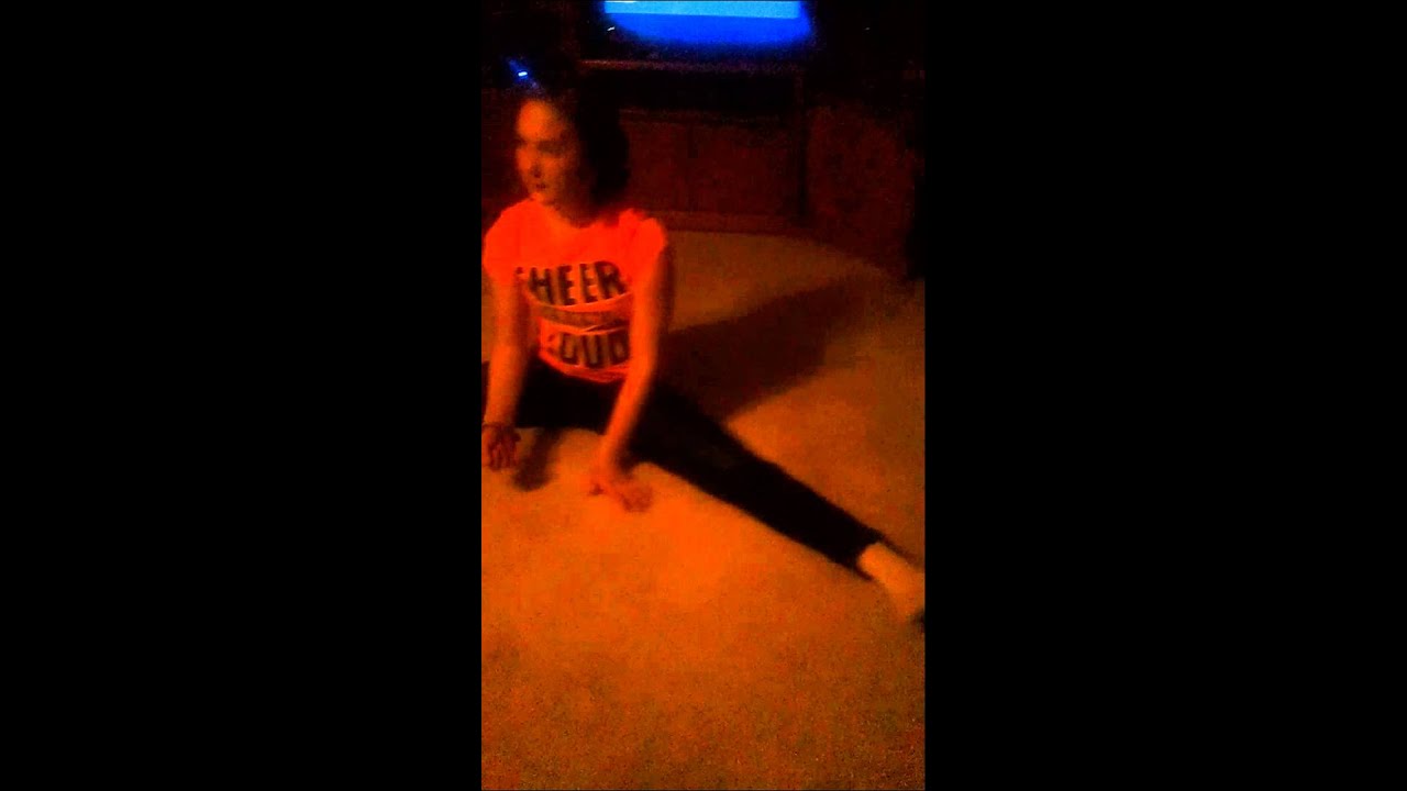 Girl flips over couch!!! - YouTube