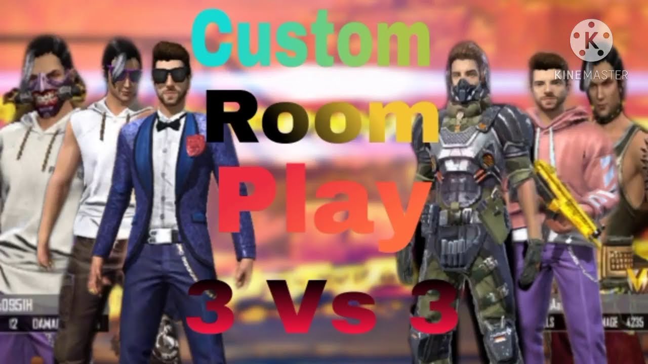 Custom Room Play 3vs3 Game - YouTube