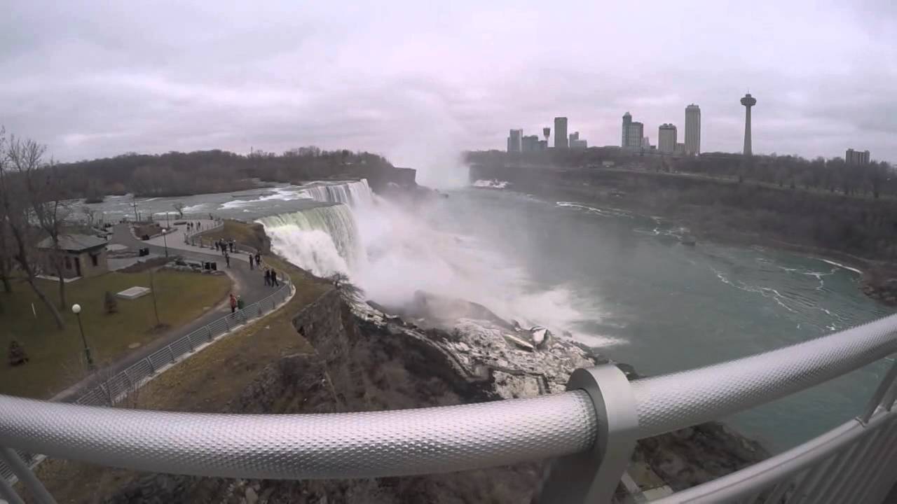 Observation deck Niagara Falls - YouTube