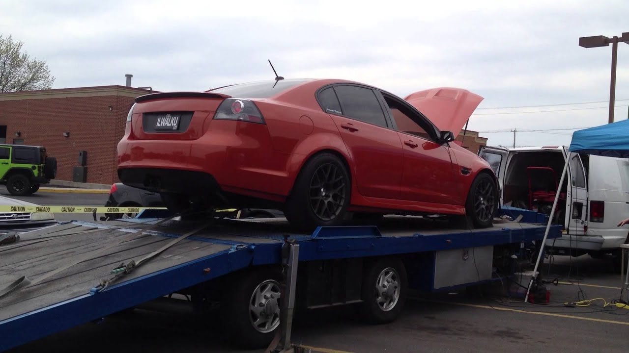 600+ RWHP Procharged G8 GT Dyno - PepBoys - YouTube