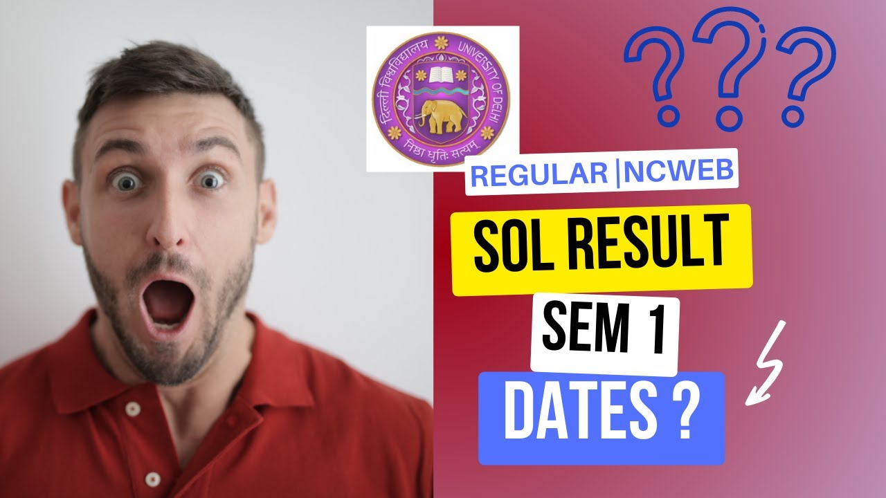 DU SOL Sem1 Result Declaration | DU Regular NCWEB Result 2023 | NEP UGCF - YouTube