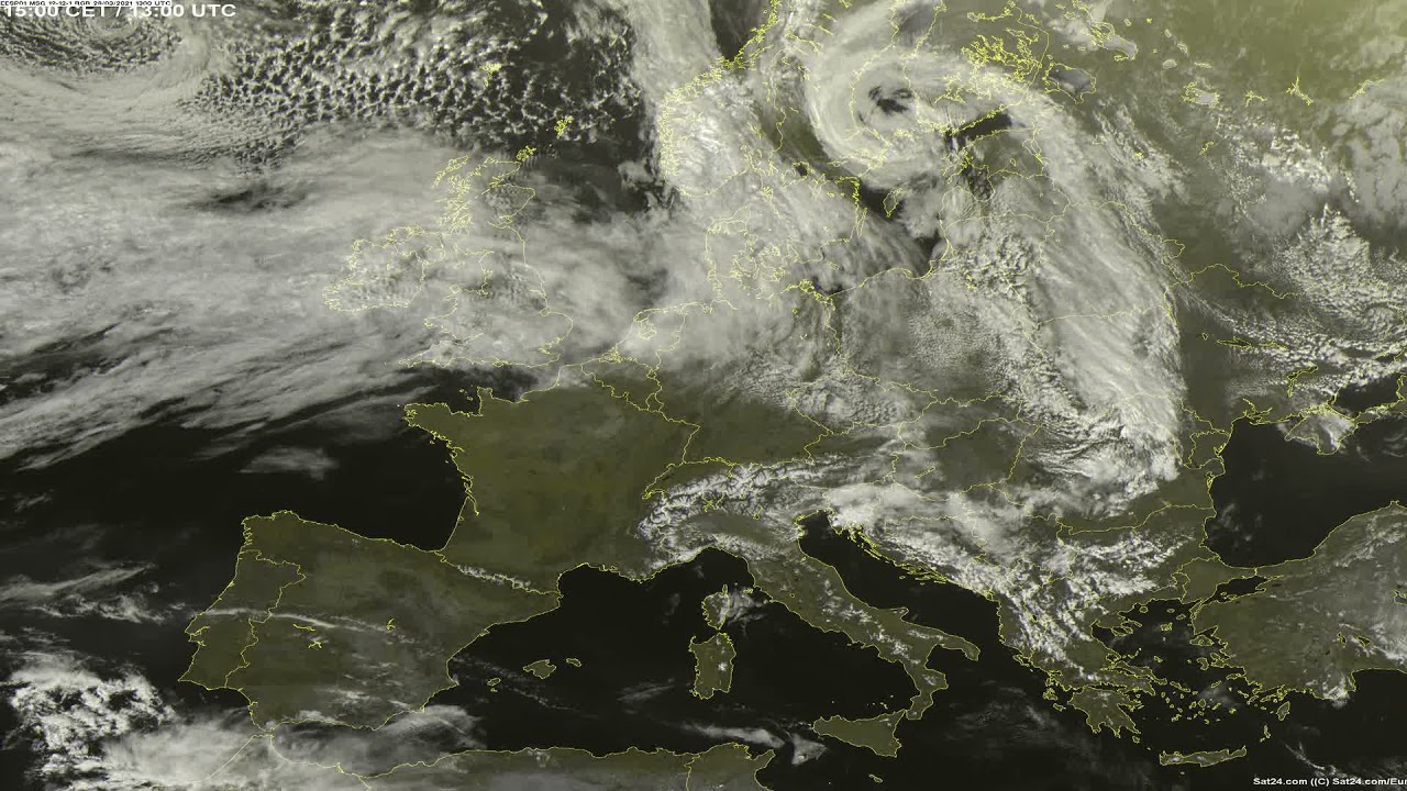 Sat24 video impression for Sunday, March 28, 2021 - YouTube