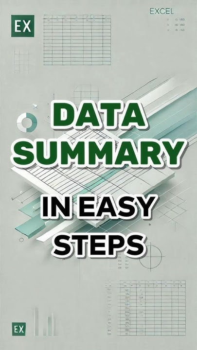 SUMMARIZE Your Data FAST with Excel's PivotBy Function! - YouTube