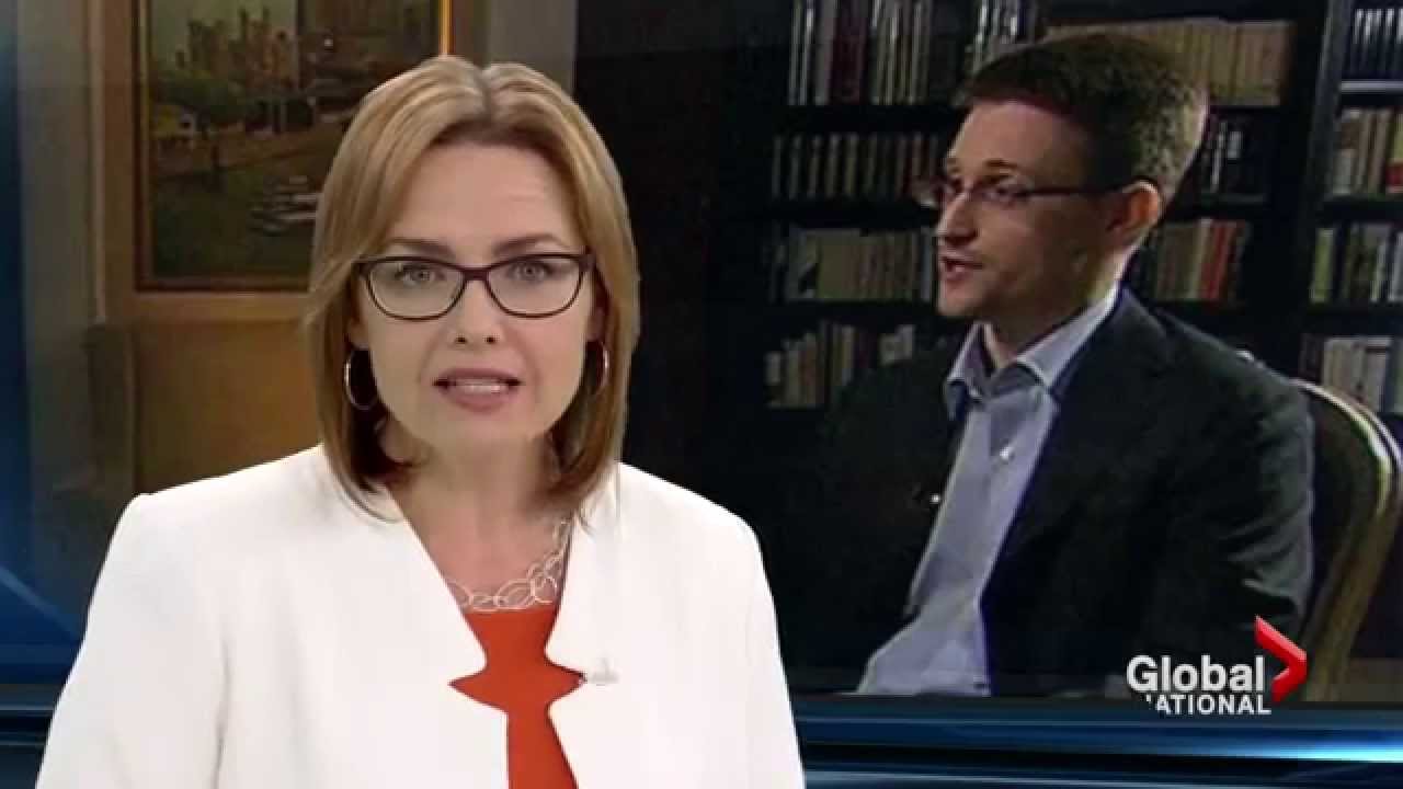 Edward Snowden's first U.S television interview - YouTube