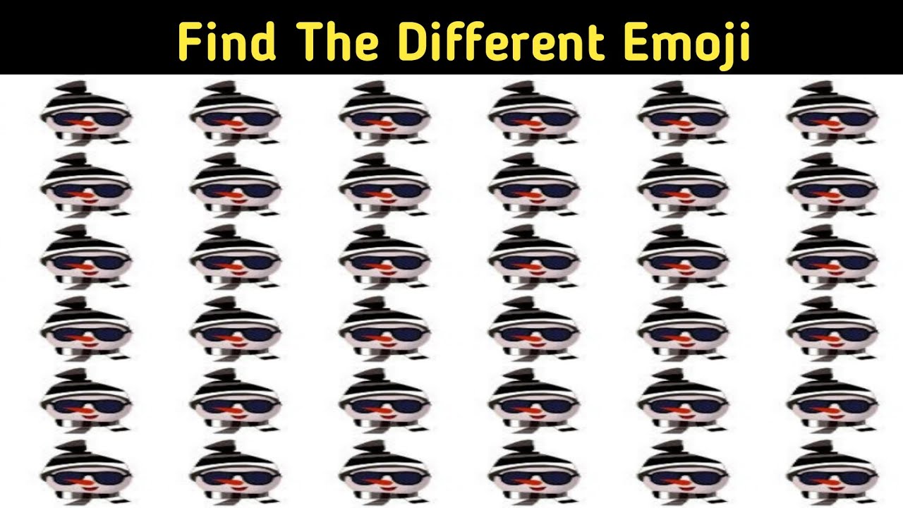 Find The Different Emoji #41 || Which Emoji is Different - YouTube