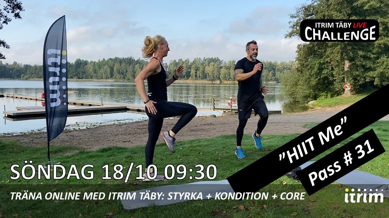 Live nr 31: HIIT Me - Styrka, kondition och Core med Itrim Täby - YouTube