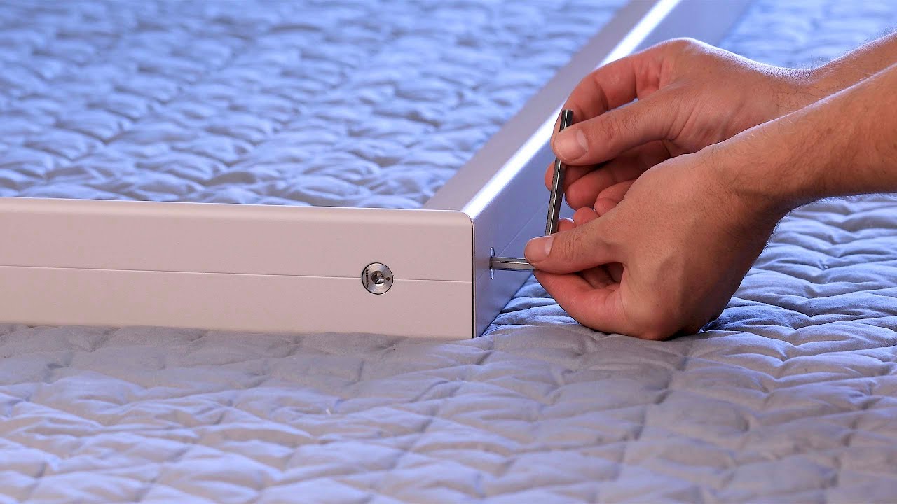 How to assemble the frame of your Facet freestanding room divider - YouTube