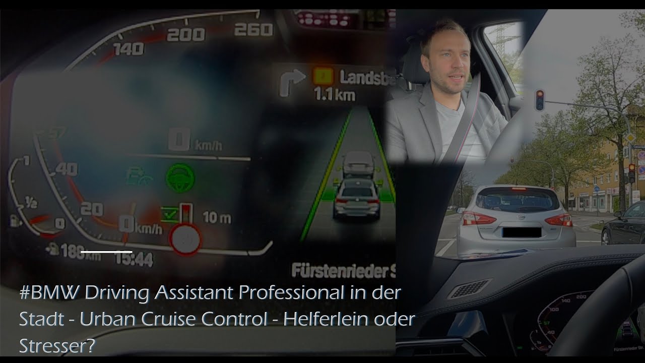 #BMW Driving Assistant Professional in der Stadt - Urban Cruise Control ...