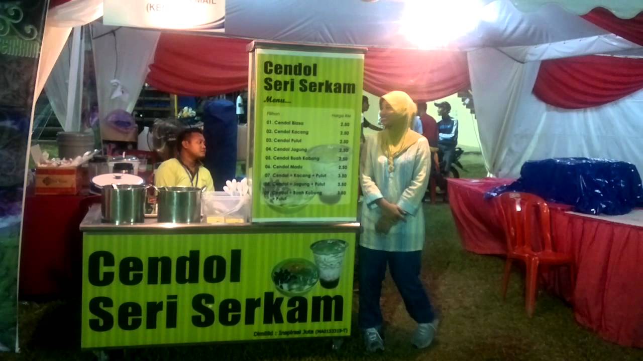 karnival usahawan desa - cendol seri serkam - YouTube