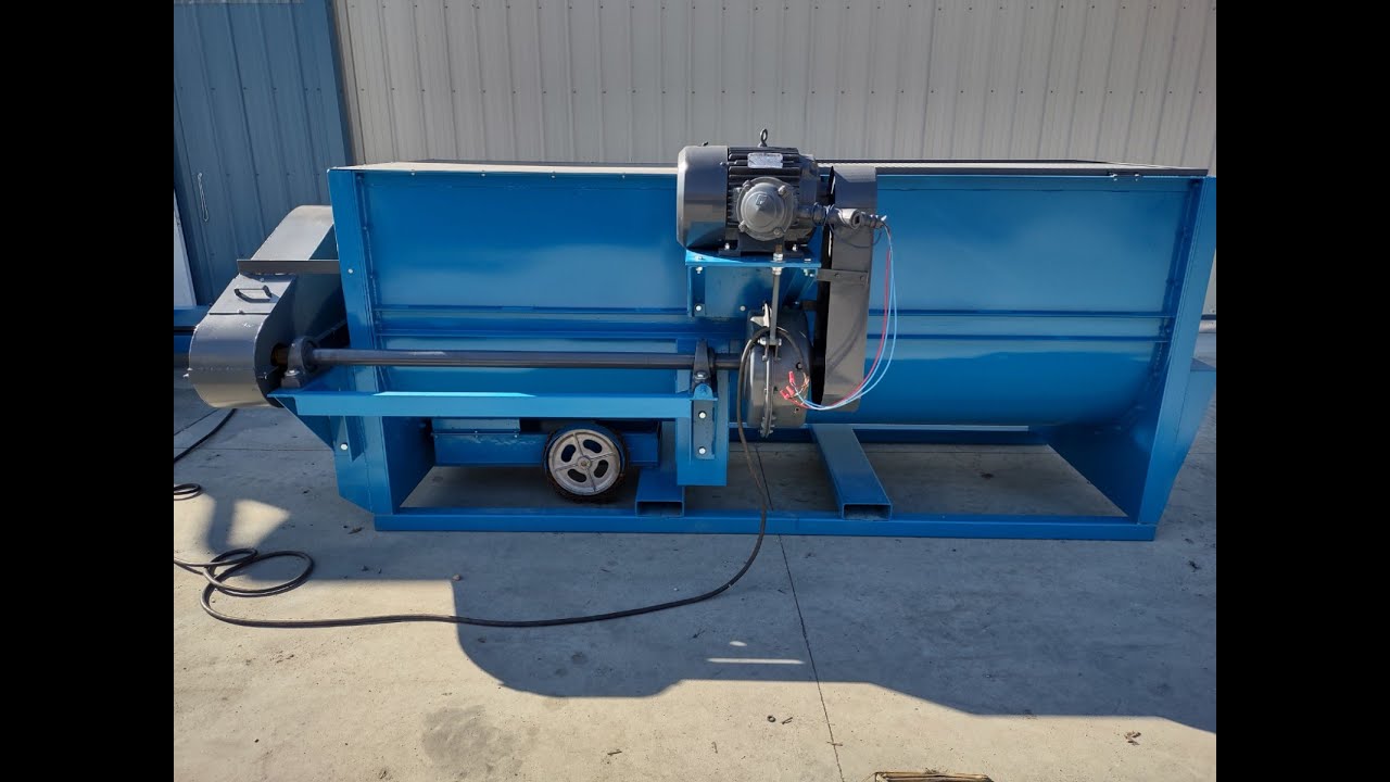 Hayes & Stolz Industrial Ribbon Mixer - YouTube