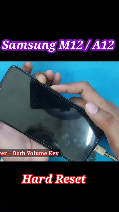 Samsung M12 /A12 Hard Reset | Password Pattern Unlock without PC #samsung #m12 #A12 #hardreset ...