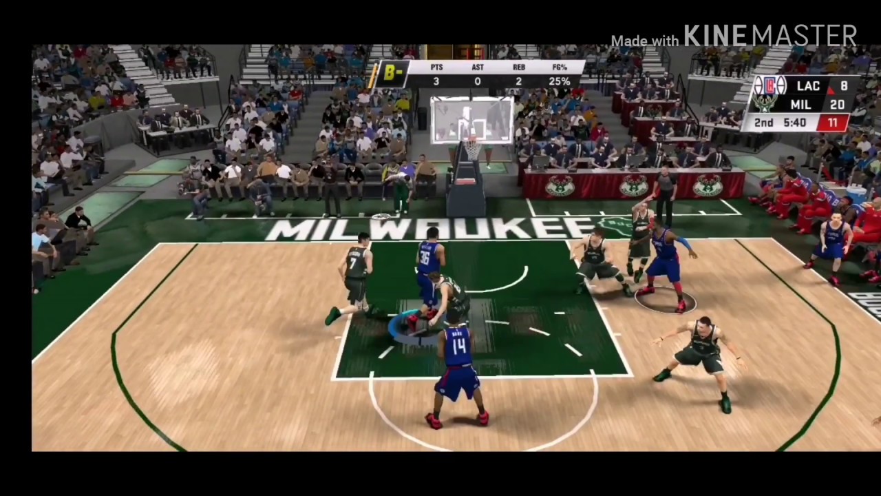 NBA 2k20 Mobile Big Man Scoring on a Pick and Roll - YouTube