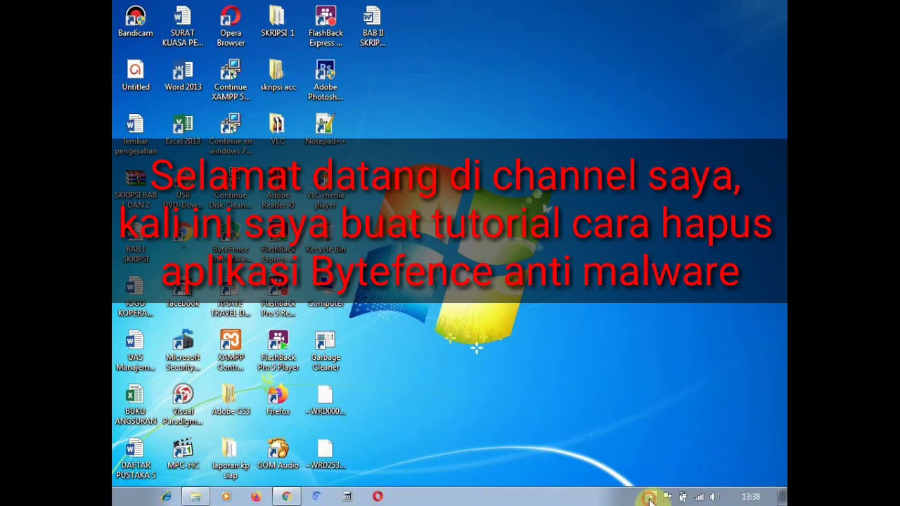 Cara unistall aplikasi Bytefence anti malware// windows 7 - YouTube