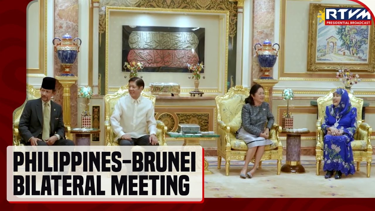 PBBM, dumating na sa Brunei para sa isang state visit; nakipagpulong ...