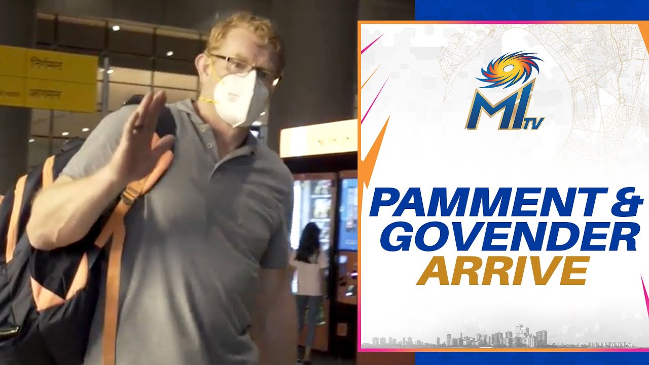 James Pamment and Craig Govender arrive in Mumbai | Mumbai Indians ...