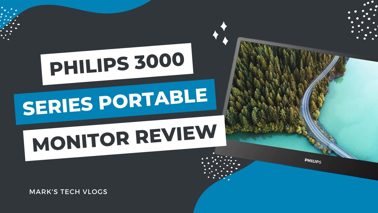 Philips 3000 Series 16B1P3302D Portable Monitor Review - YouTube