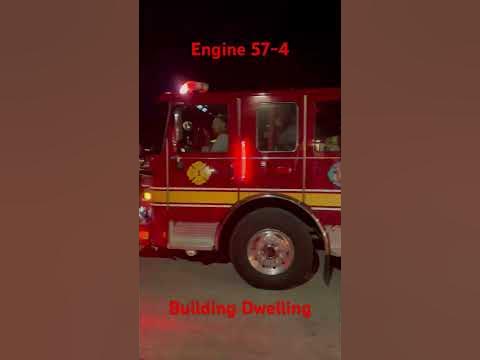 Engine 57-4 Responding to a Building Dwelling #goprohero8 #qfd57 #pierce #truck57 - YouTube