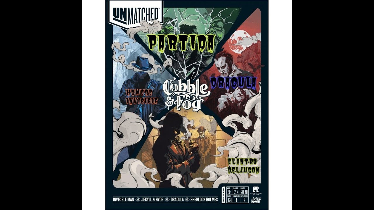 Partida a Unmatched: DRacula contra el hombre invisible - YouTube