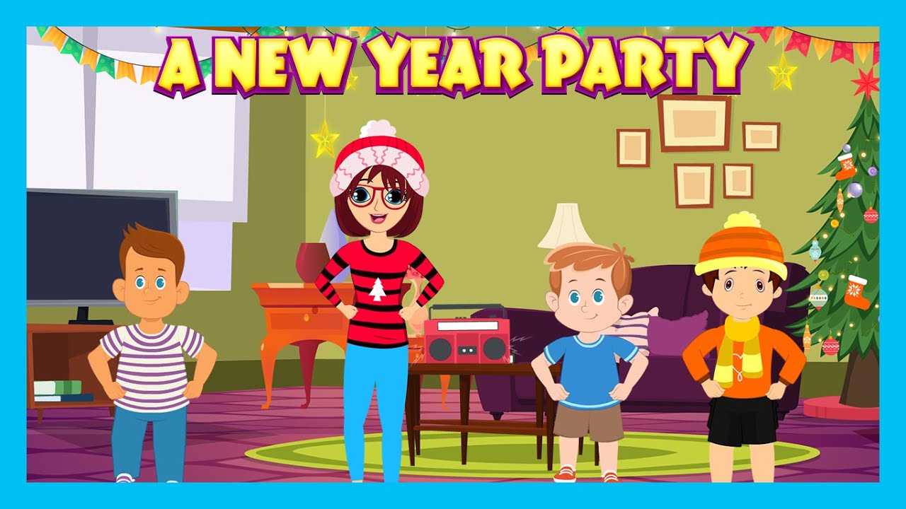 A New Year Party | New Year Celebrations for Children | Happy New Year ...