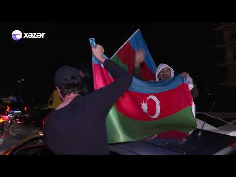 Bakıda qələbə sevinci