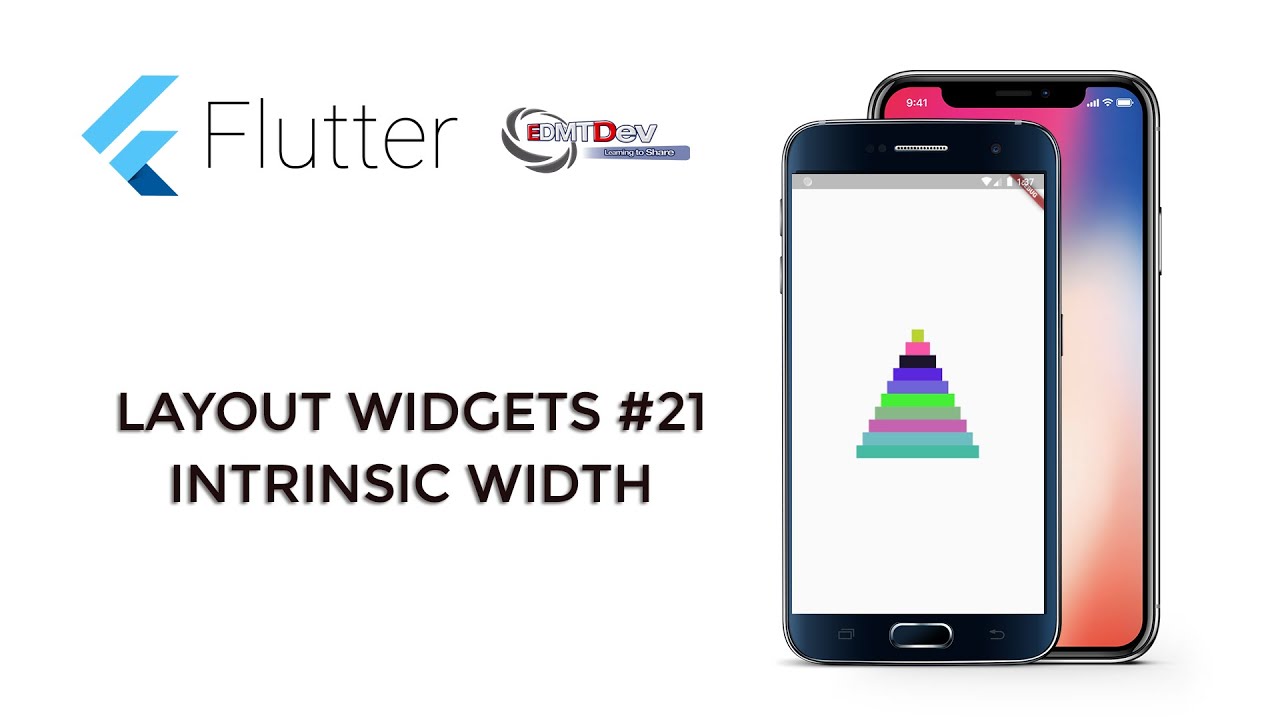 Flutter Tutorial Layout Widgets 21 Intrinsic Width Youtube