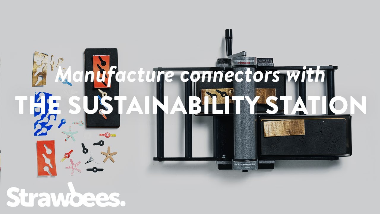 Manufacture connectors with the Sustainability Station by Strawbees ...