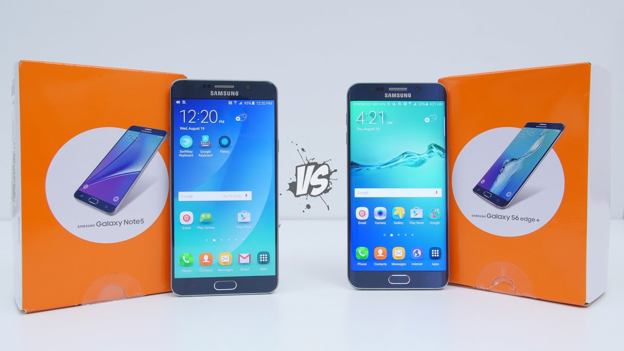 Note 5/S6 Edge Plus - Dual Unboxing + Comparison - YouTube