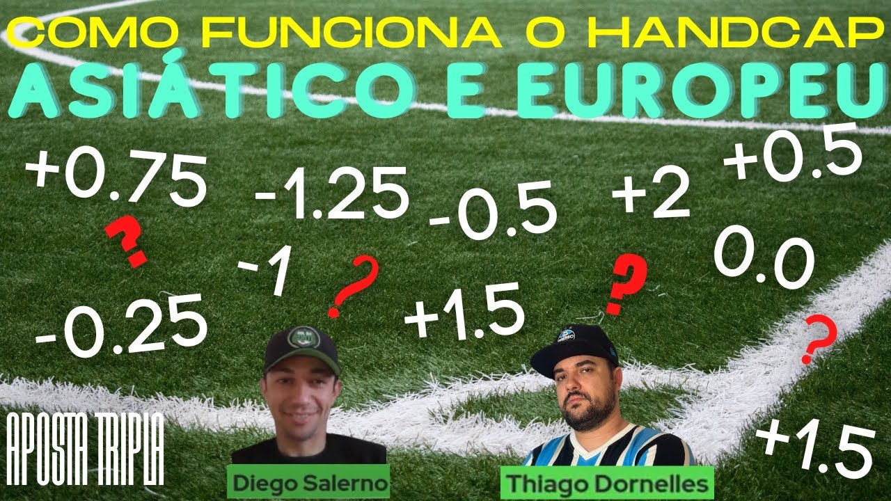 COMO FUNCIONA O HANDICAP ASIÁTICO E EUROPEU? [PASSO A PASSO] - YouTube