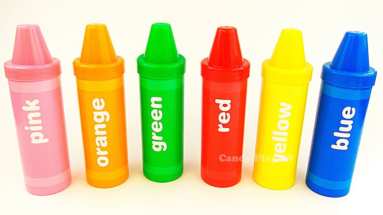 Learn Colours With Pencil Surprises And Toys Learn Colors With Pez