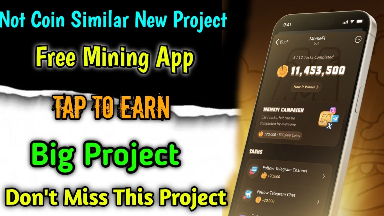 Memefi Coin Full Detail |New Mining Project 2024 | Free Crypto Mining ...