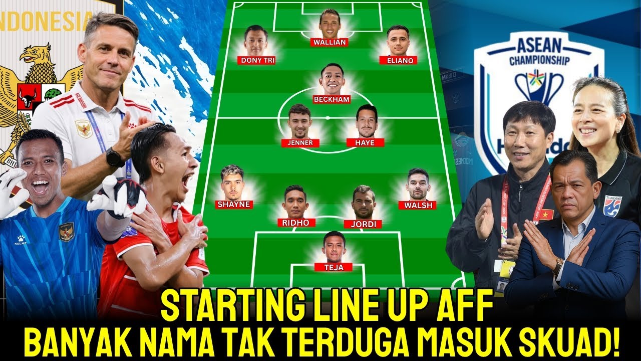 AUTO JUARA! Inilah Starting Line Up Mengejutkan Timnas Indonesia Piala ...