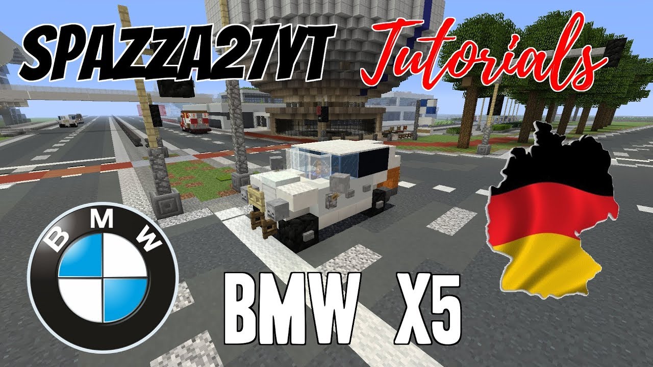 Minecraft BMW X5 Tutorial - YouTube