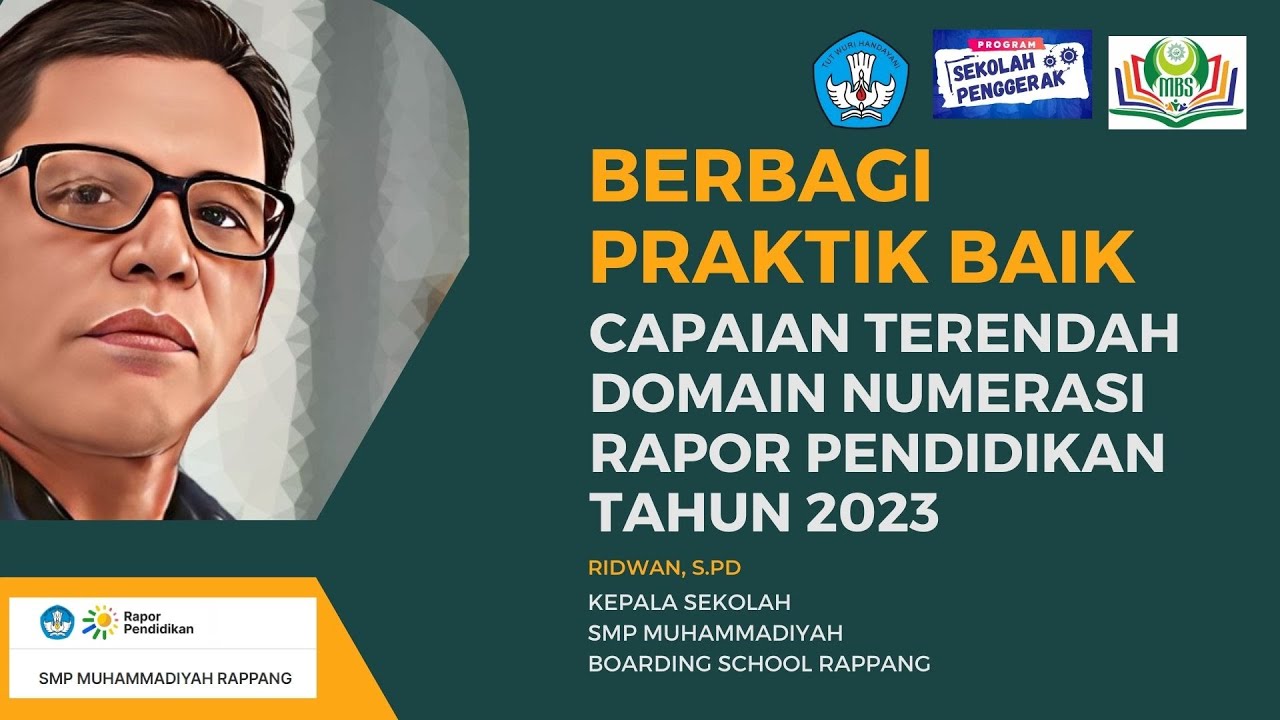 BERBAGI PRAKTIK BAIK || CAPAIAN TERENDAH DOMAIN NUMERASI RAPOR ...