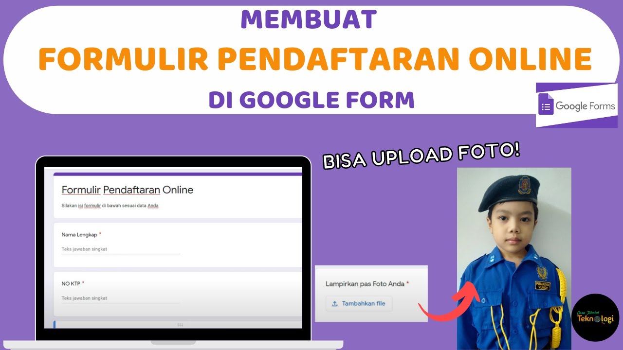 Cara Membuat Formulir Pendaftaran Online Di Google Form - YouTube
