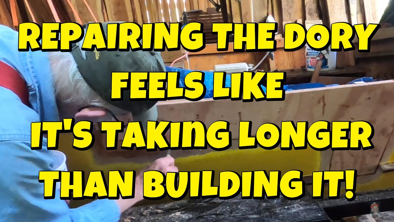 Rot Repair In My Jeff Spira "Tillamook" Dory, Part Four - YouTube