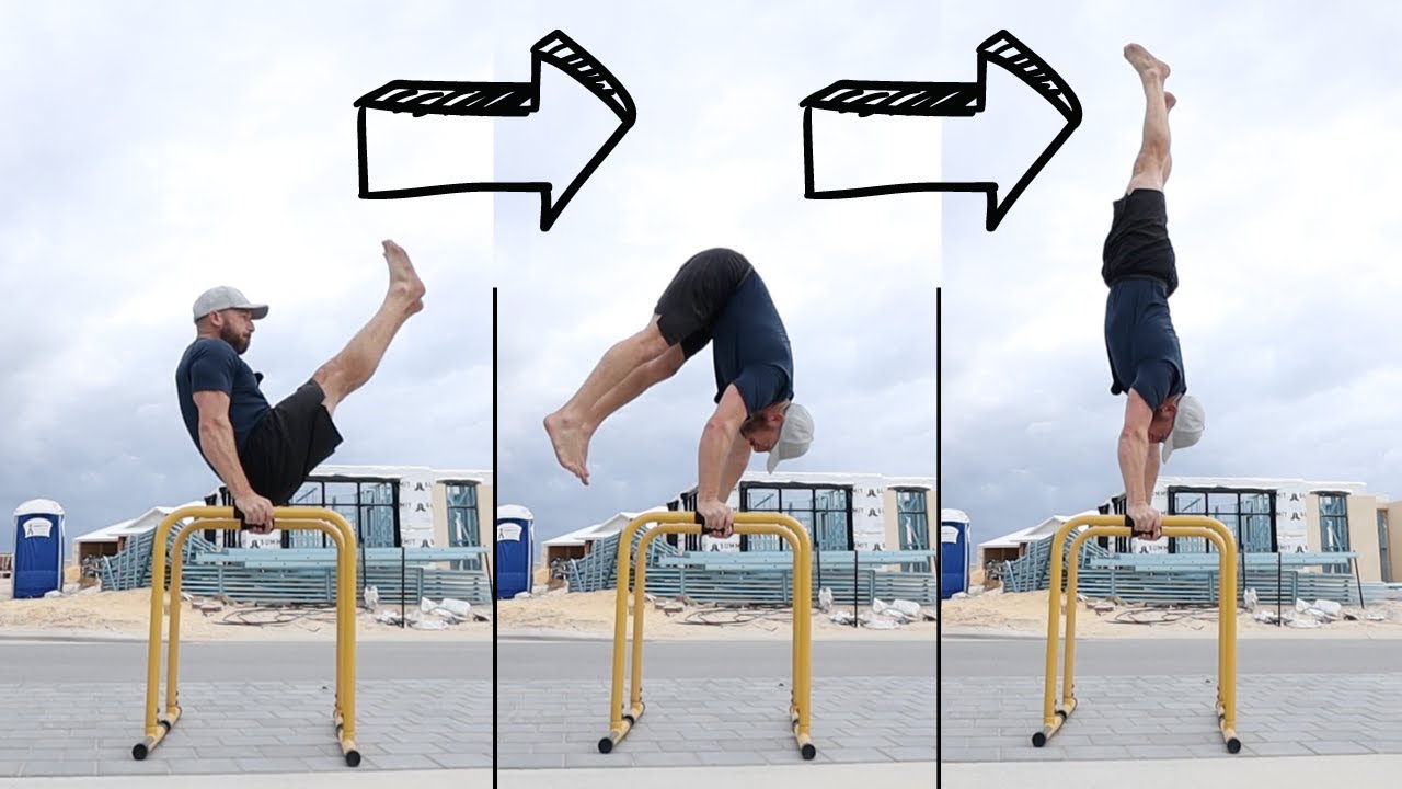 How to Pike Press Handstand from L Sit - YouTube