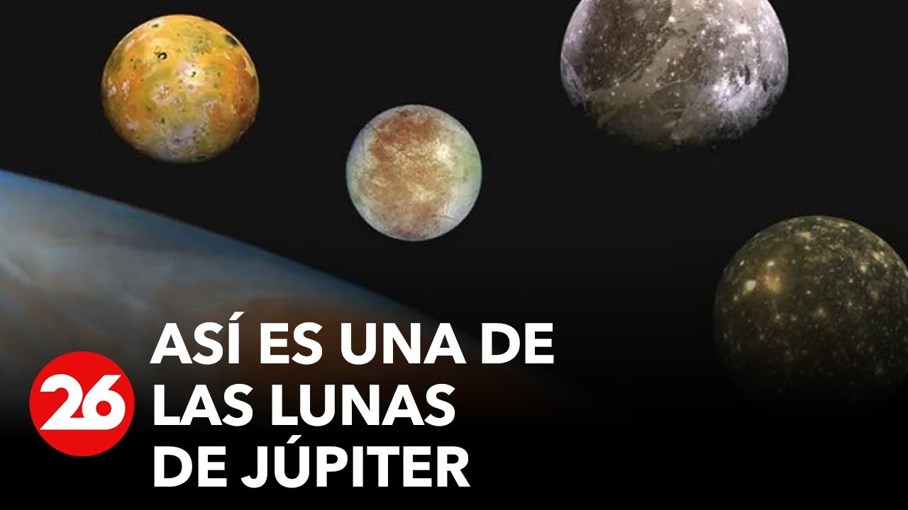 Así es una de las lunas de Júpiter - YouTube