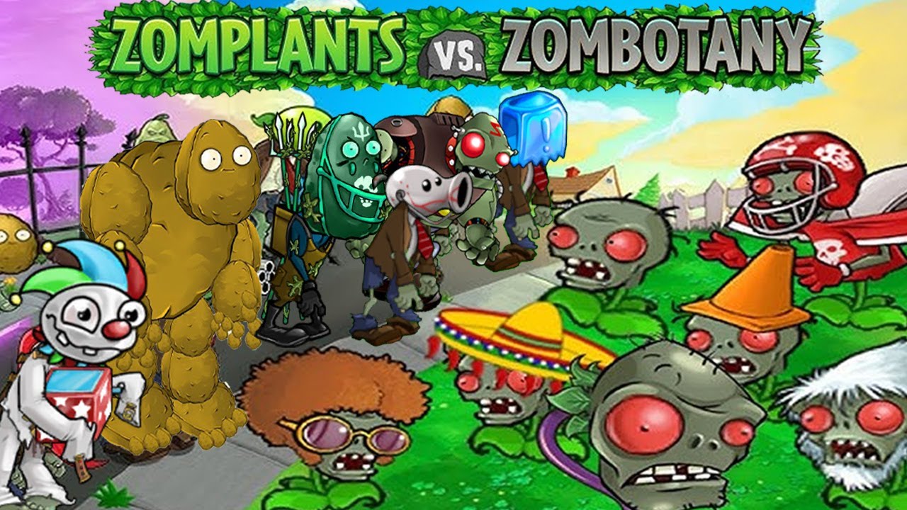 Plants Vs Zombies Zomplants Vs Zombotany Mod Gameplay Day 18 - YouTube