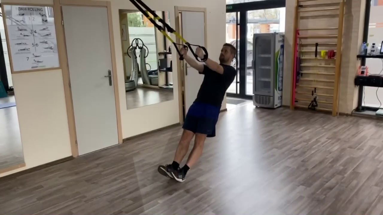 TRX row to press out - Smart fitness - YouTube