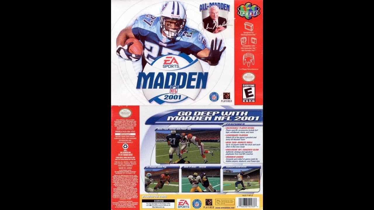 Madden NFL 2001 (Nintendo 64) - Toy Soldiers vs. Clowns - YouTube