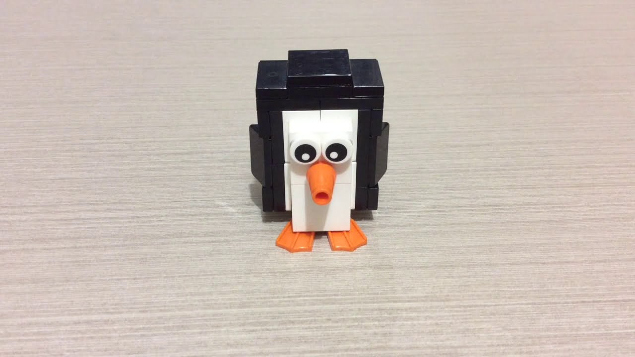 LEGO penguin build tutorial - YouTube