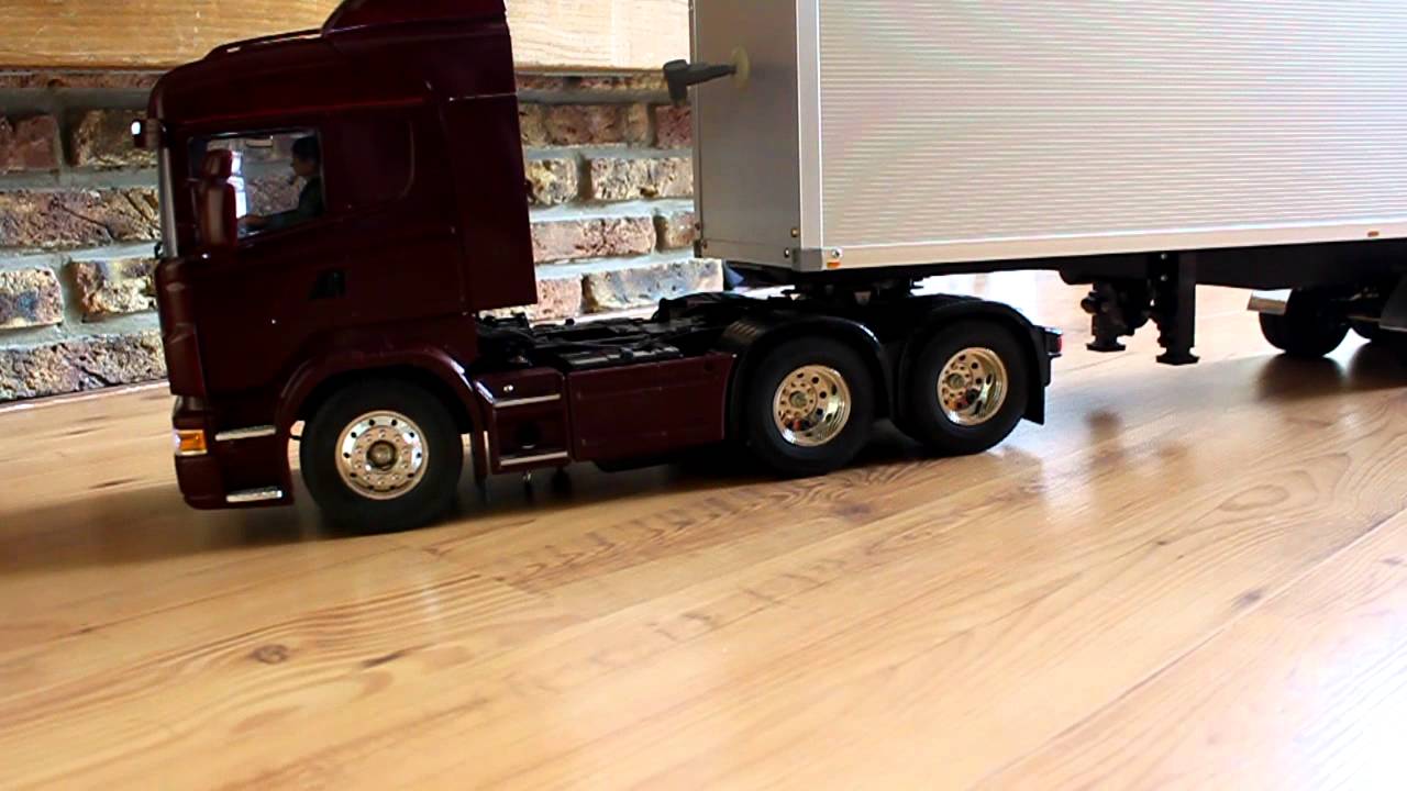 Scania with trailer - YouTube
