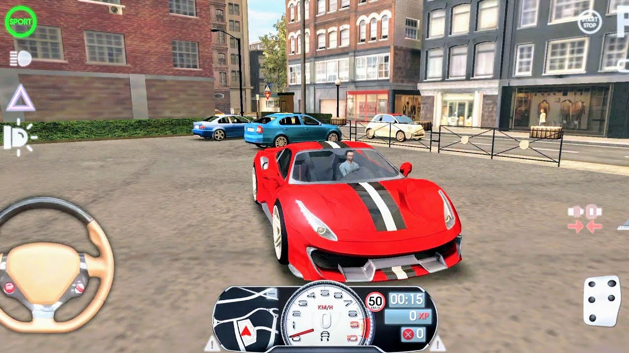 Driving School Sim - Ferrari 488 Pista Car Driving in Paris - Car Games ...